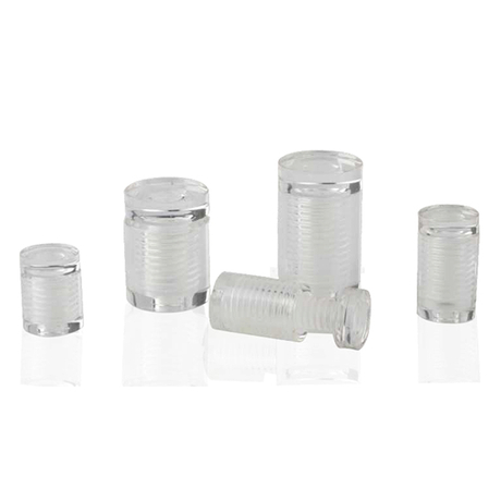 Flat Top Clear Acrylic Standoff for Glass/Panel